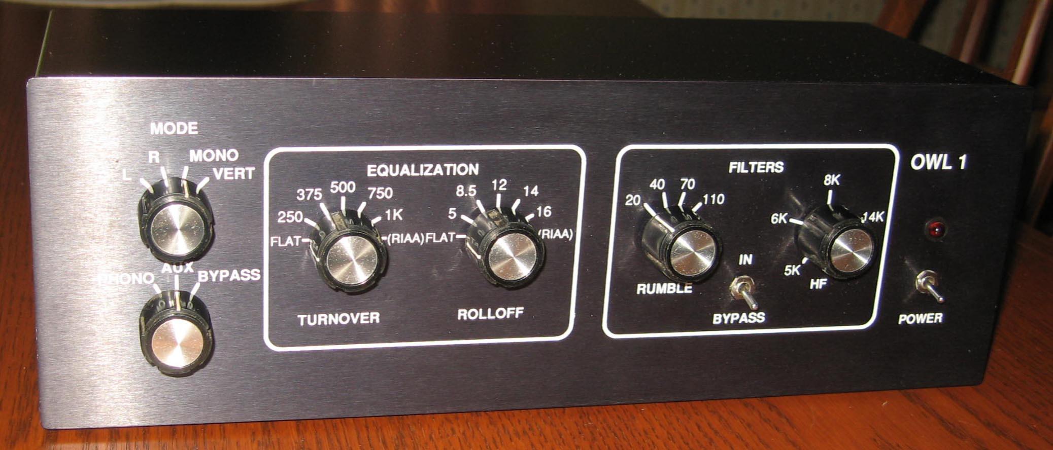 For Sale: Owl/Audio 78 Owl 1 Preamp for 78 RPM Records - Diamond Cut ...